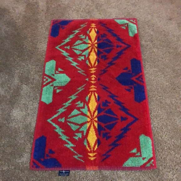 Ralph Lauren | Bath | Ralph Lauren Red Aztec Southwestern Design Bath ...